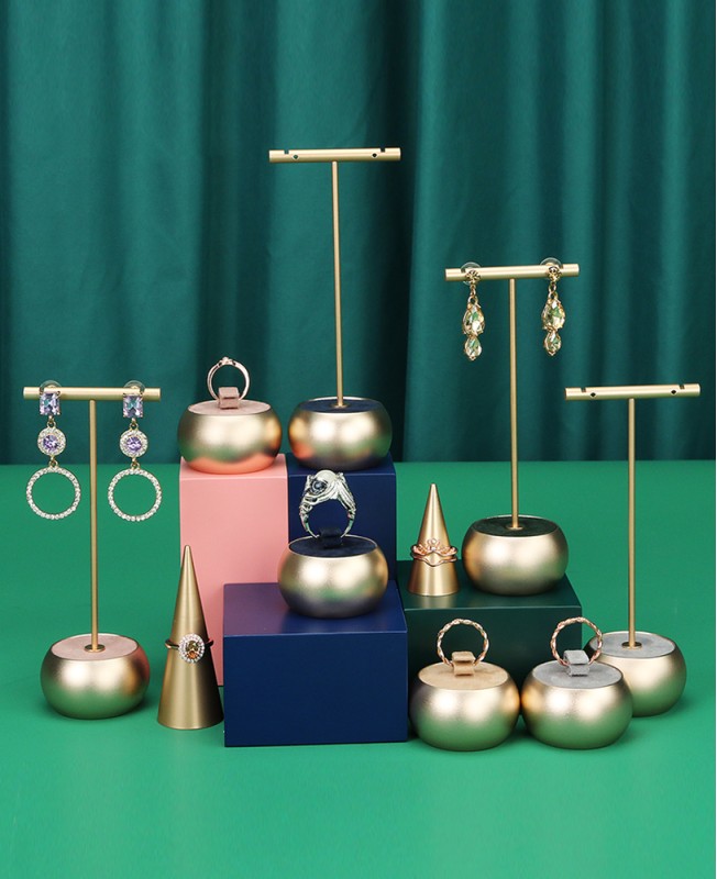New Luxury Gold Earring Display Stand For Sale - VM Fixtures